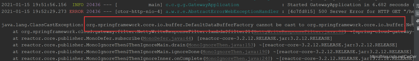 Buffer Defaultdatabufferfactory Cannot Be Cast To Org