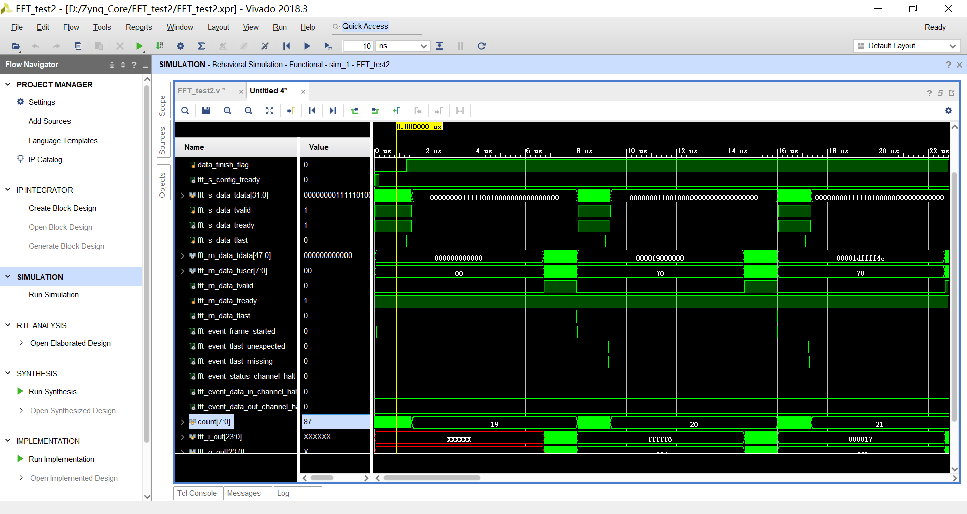 Vivado Xilinx FFT IP核v9.0 使用详解（附仿真实例）_vivado fft仿真测试-CSDN博客