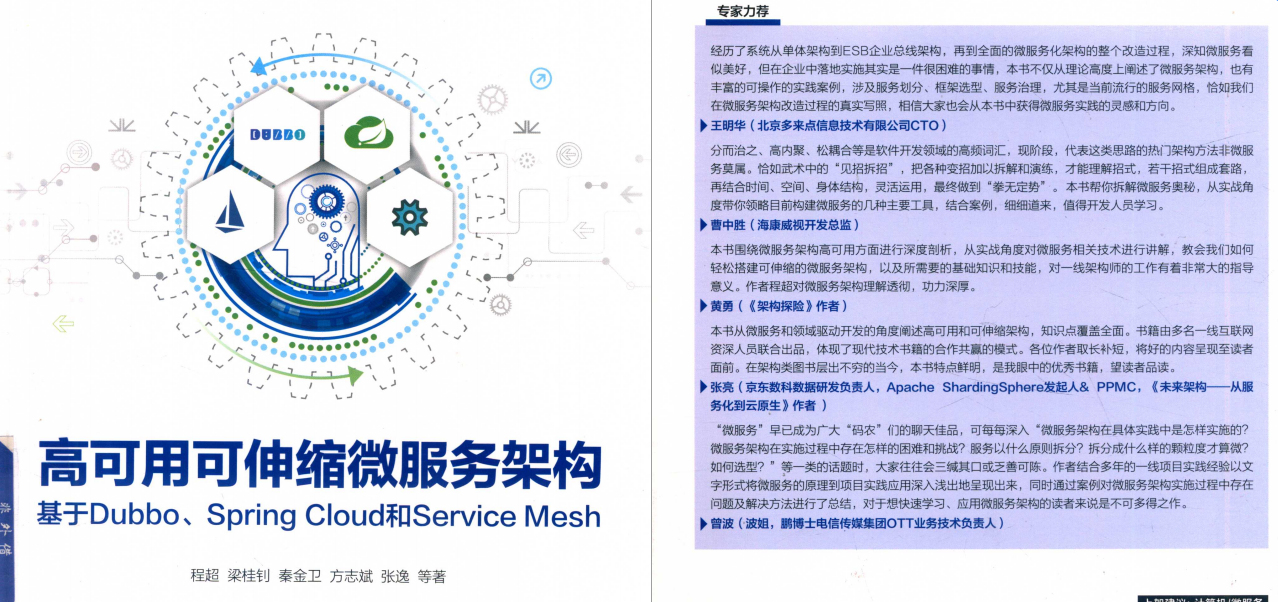 高可用可伸缩微服务架构：基于Dubbo、Spring Cloud和Service MeshPDF版分享_高可用可伸缩微服务架构pdf-CSDN博客