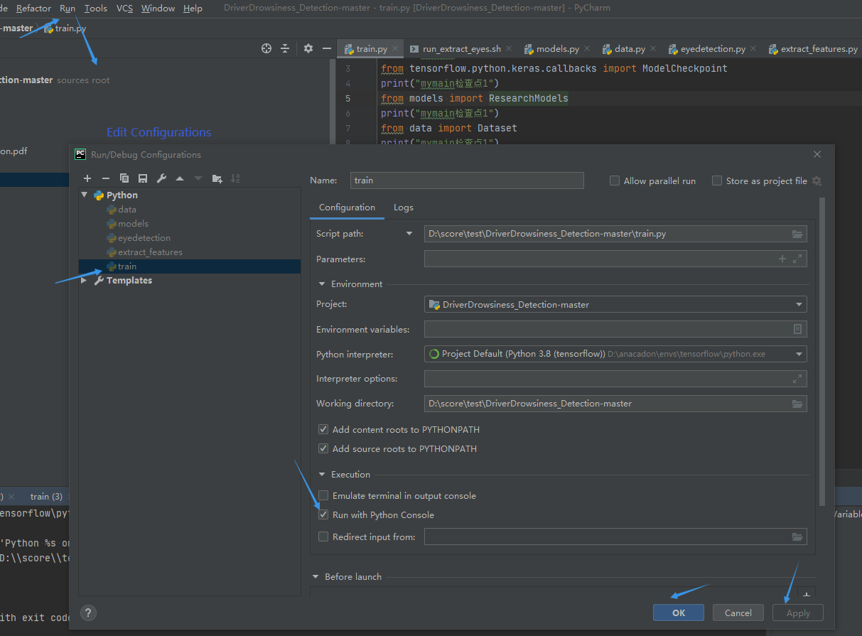 Python OpenCV --Drowsiness Detector 睡意检测--项目记录_drowsiness-detection_井里呆 ...