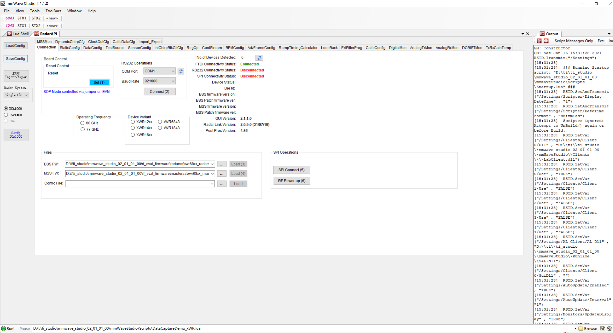mmwave studio使用-CSDN博客