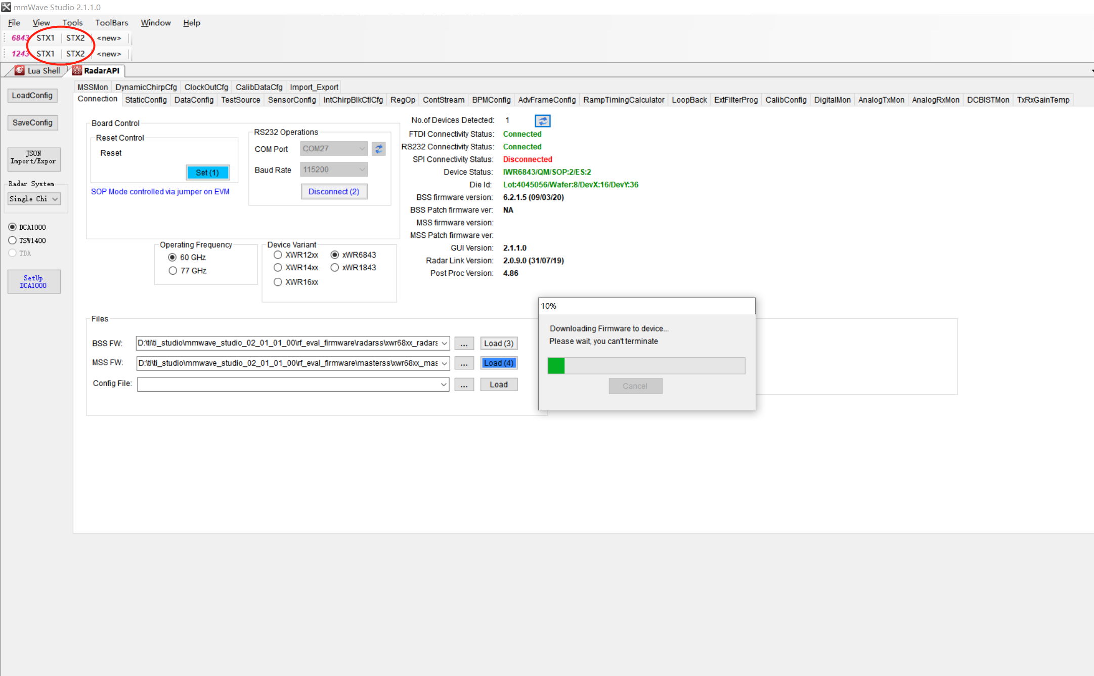 mmwave studio使用-CSDN博客