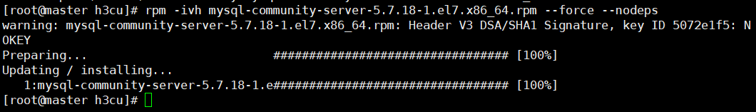 rpm安装MySQL报错：Header V3 DSA/SHA1 Signature..._rpm header v3-CSDN博客