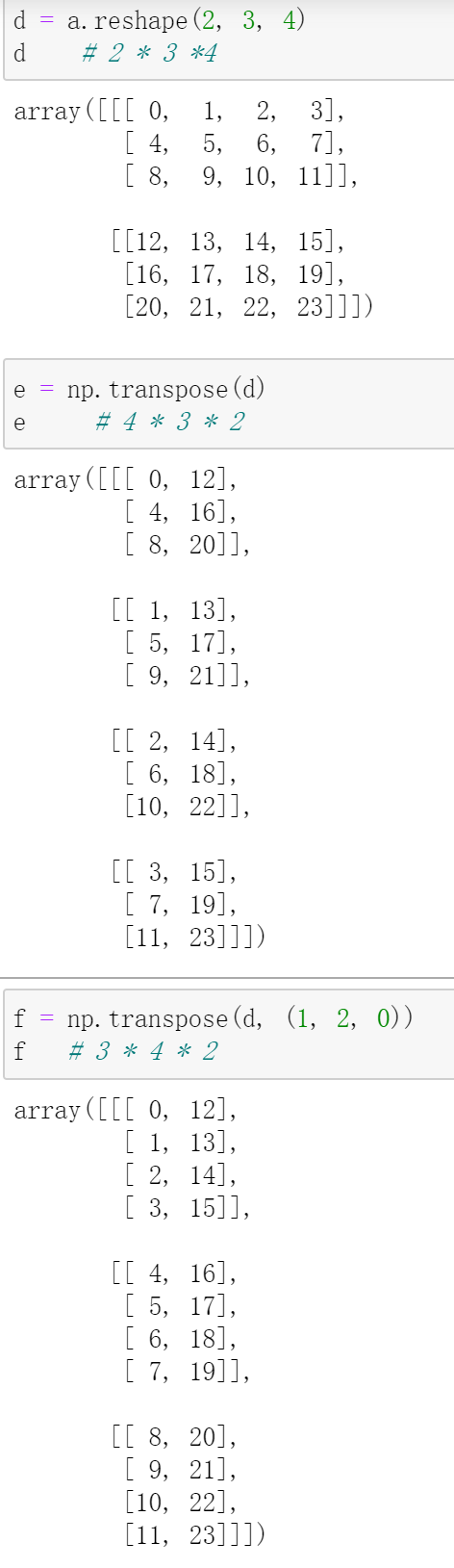 NumPy学习4之数组重塑_ndarray reshape-CSDN博客