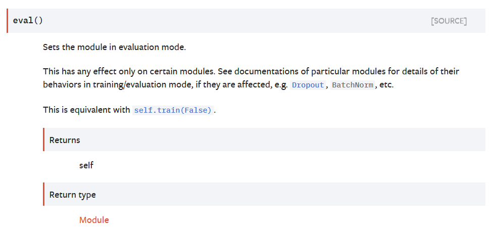 torch.nn.Module.eval()-CSDN博客
