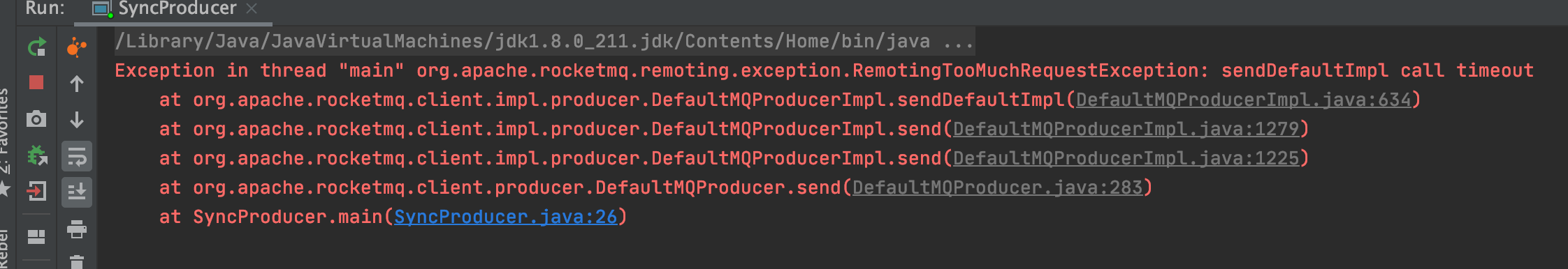 阿里云RemotingTooMuchRequestException: sendDefaultImpl call timeout-CSDN博客