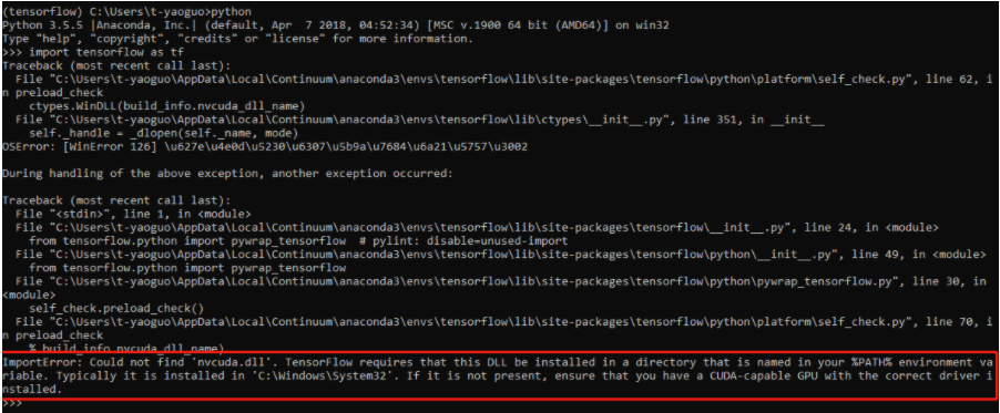 【精选】Win10 Anaconda下TensorFlow-gpu环境搭建详细教程（包含cuda+cudnn安装过程）_cuda12.0对应的腾搜人flow1_cugwangwei的博客-CSDN博客