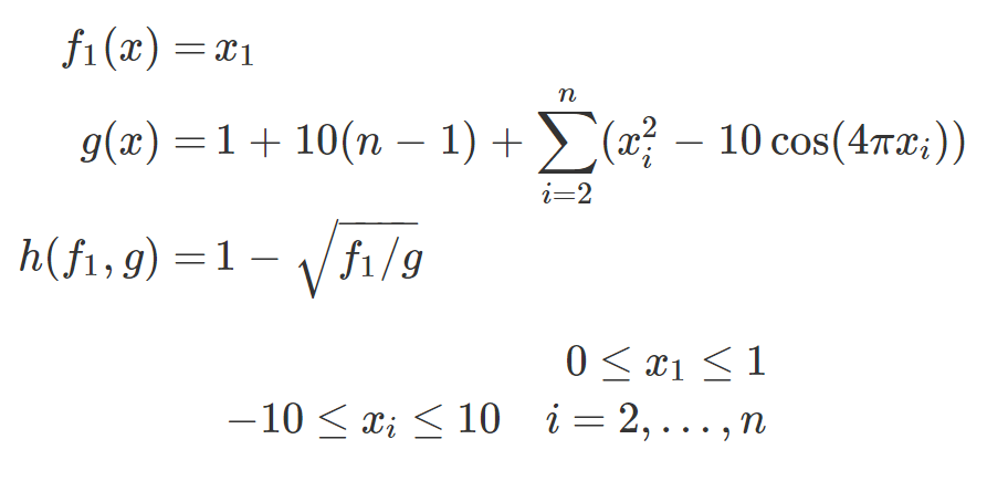 多目标优化的ZDT基准问题详细介绍（最全概括）_zdt1-CSDN博客