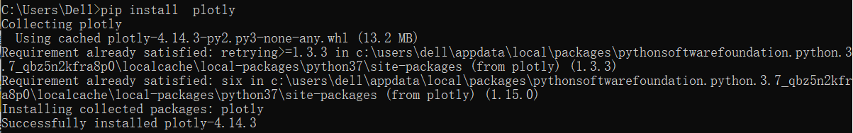 解决已利用pip安装plotly库但运行仍显示ImportError: No module named ‘plotly‘方法（附带模拟掷骰子代码）_no module named ...