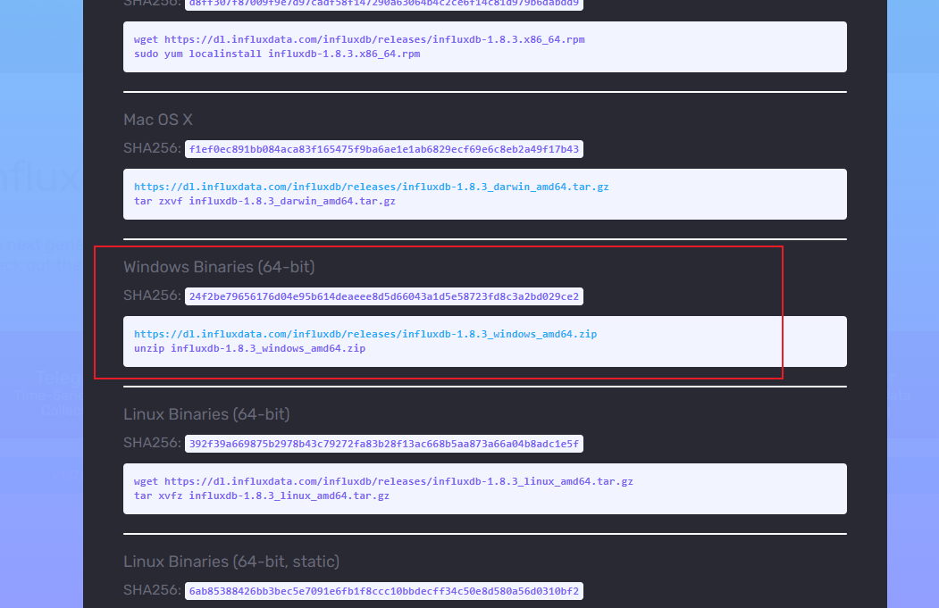 Windows Grafana + InfluxDB 下载安装配置_influxdb下载windows-CSDN博客
