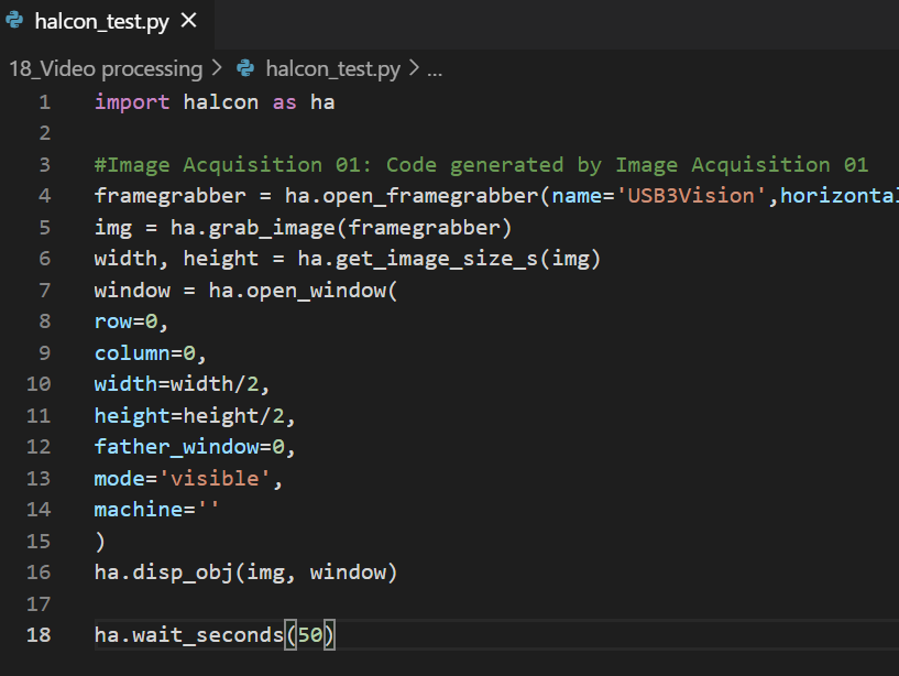 Halcon20.11+python+USB相机取图使用步骤_halcon学习usb镜头-CSDN博客