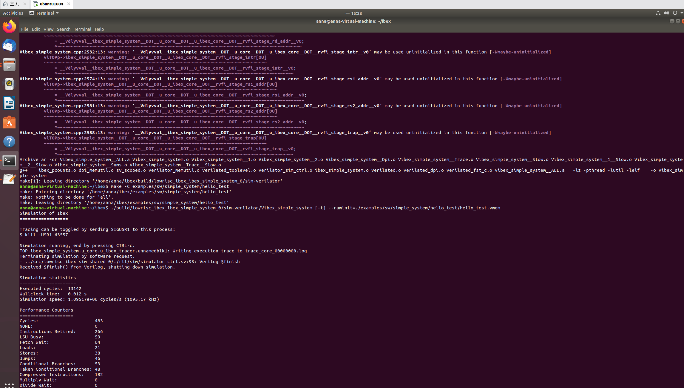 lowRISC的Ibex项目Hello World的仿真_ibex教程-CSDN博客