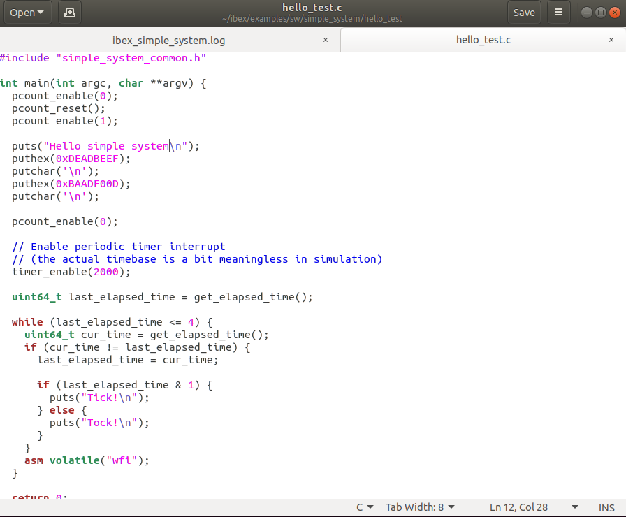 lowRISC的Ibex项目Hello World的仿真_ibex教程-CSDN博客