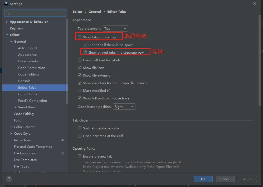 IDEA 2020标签栏设置自动换行_新版idea怎么设置放标签栏打开不被替换-CSDN博客
