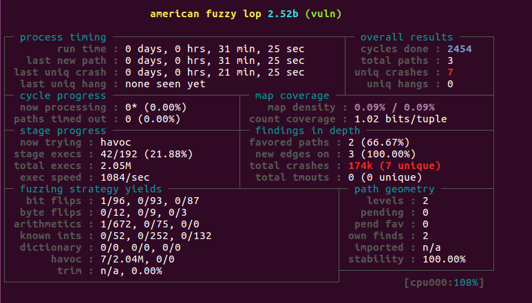 AFL fuzzing 二进制文件_(it is also possible to use afl-fuzz as a traditio-CSDN博客