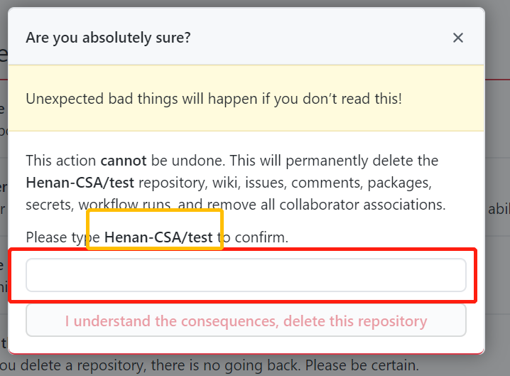 github删除仓库或项目_github怎么删库-CSDN博客