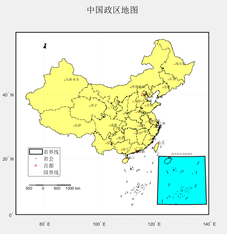 MATLAB绘制一幅中国地图_matlab中国地图-CSDN博客