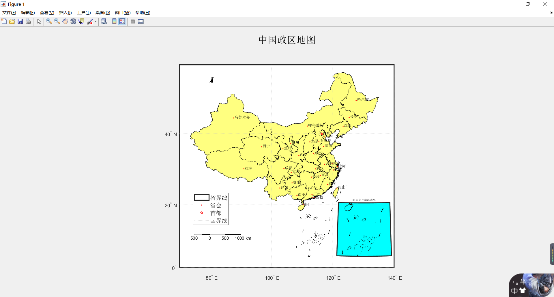 MATLAB绘制一幅中国地图_matlab中国地图-CSDN博客