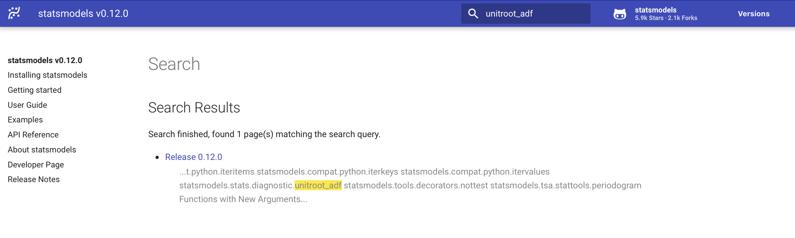 Statsmodels遇到的坑之：from statsmodels.stats.diagnostic import unitroot_adf_from statsmodels.tsa ...