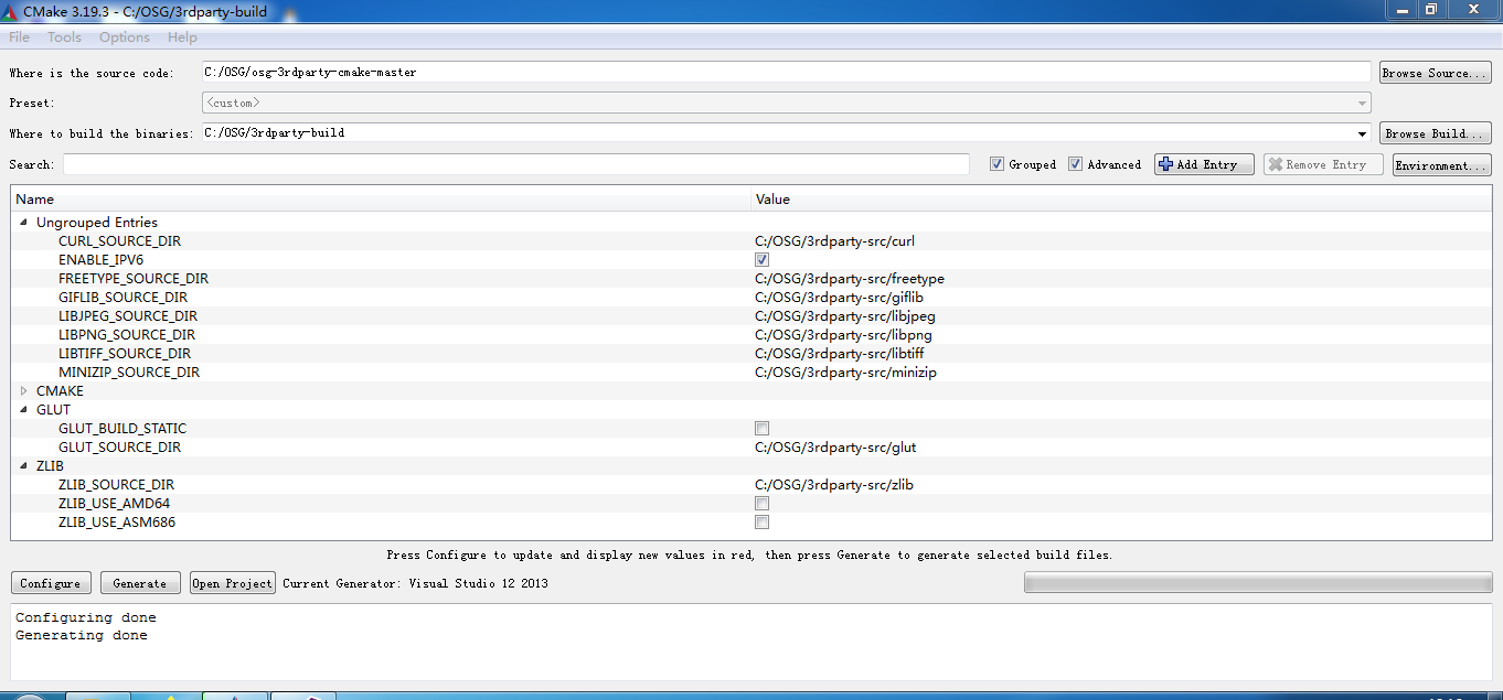 OSG + osgQt 编译及使用-CSDN博客
