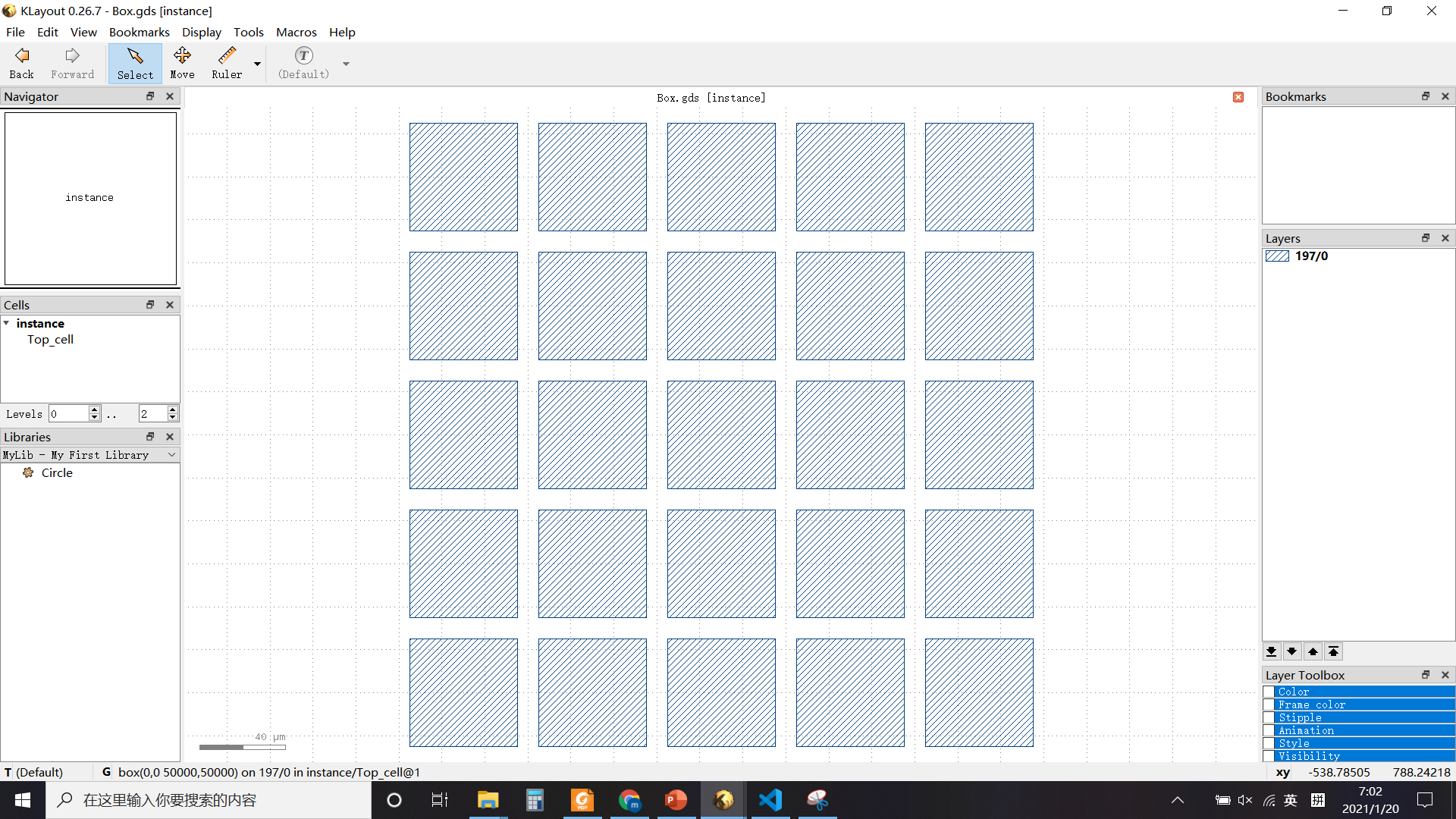 如何使用Python进行Klayout版图绘制（2/4）_klayout两个图形间的间隔-CSDN博客