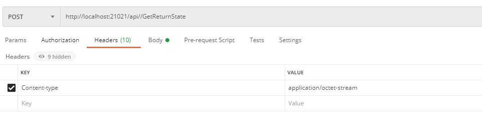 post man以Content-type: application/octet-stream方式请求api_content-type octet-stream-CSDN博客