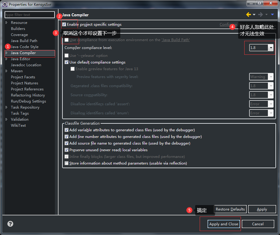 eclipse - Lambda expressions are allowed only at source level 1.8 or above_eclipse are allowed ...