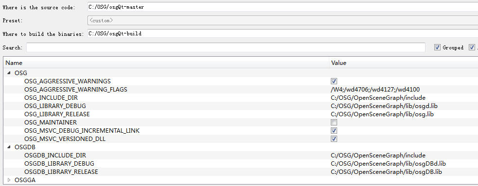 OSG + osgQt 编译及使用-CSDN博客