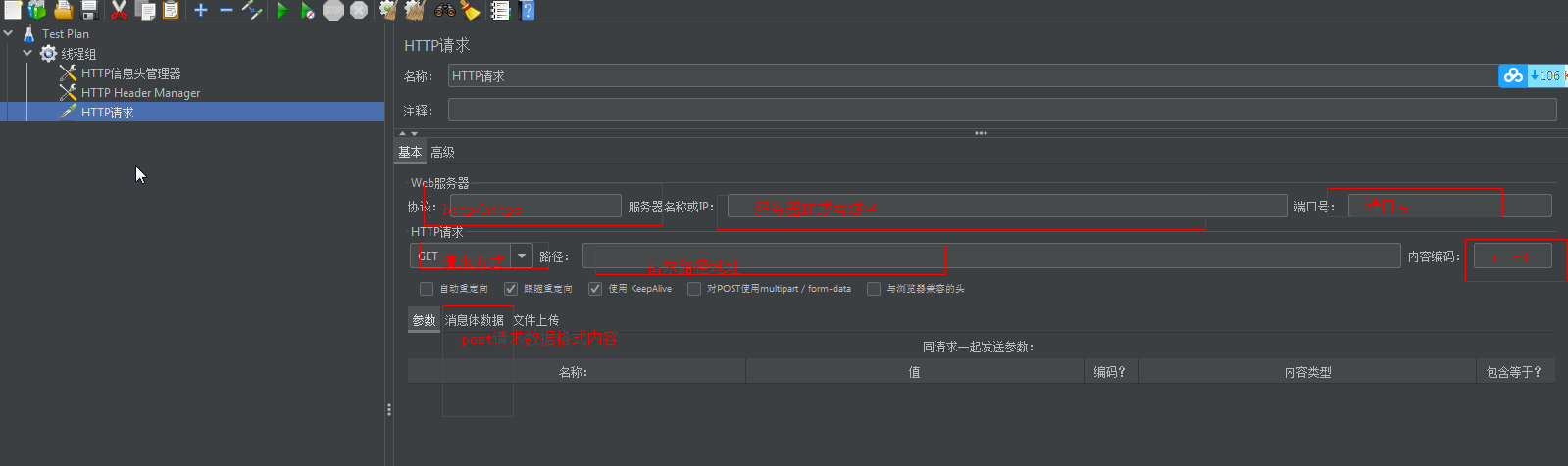 JMeter安装配置使用和发送GET、POST请求以及参数设定_jemeter-CSDN博客