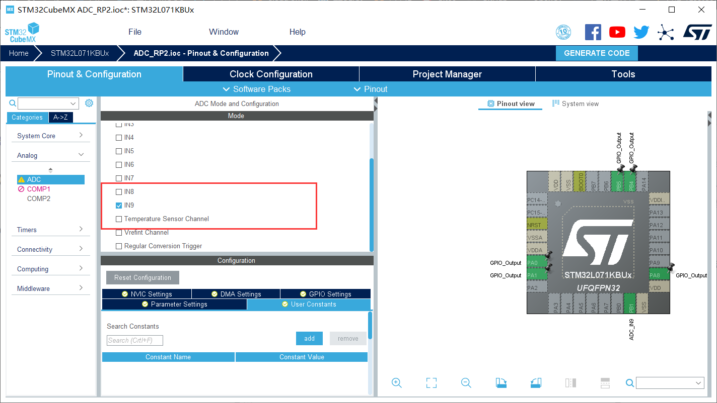 STM32—ADC（直接采集、双通道DMA采集） Day6_3.5mm stm32 adc 采集-CSDN博客