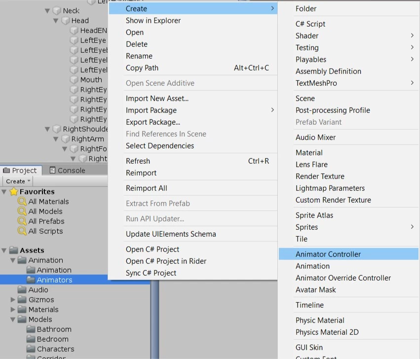 如何在Unity中创建 Animator Controller_unity引擎中,可通过下列哪个步骤创建animator controller-CSDN博客