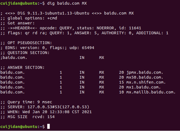 dig命令用法_dig -a是什么命令-CSDN博客