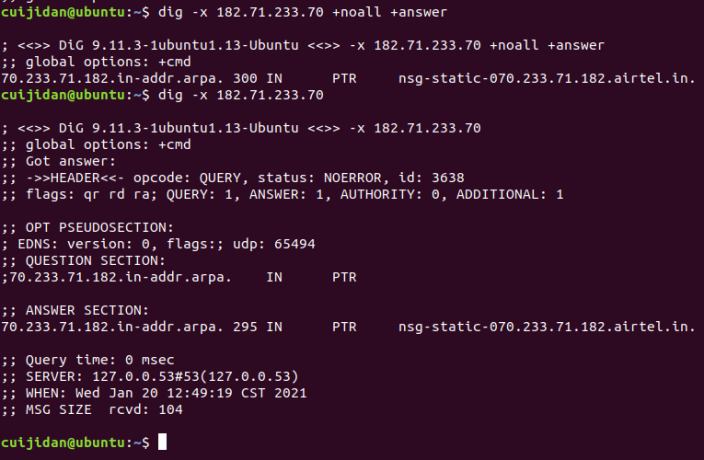 dig命令用法_dig -a是什么命令-CSDN博客