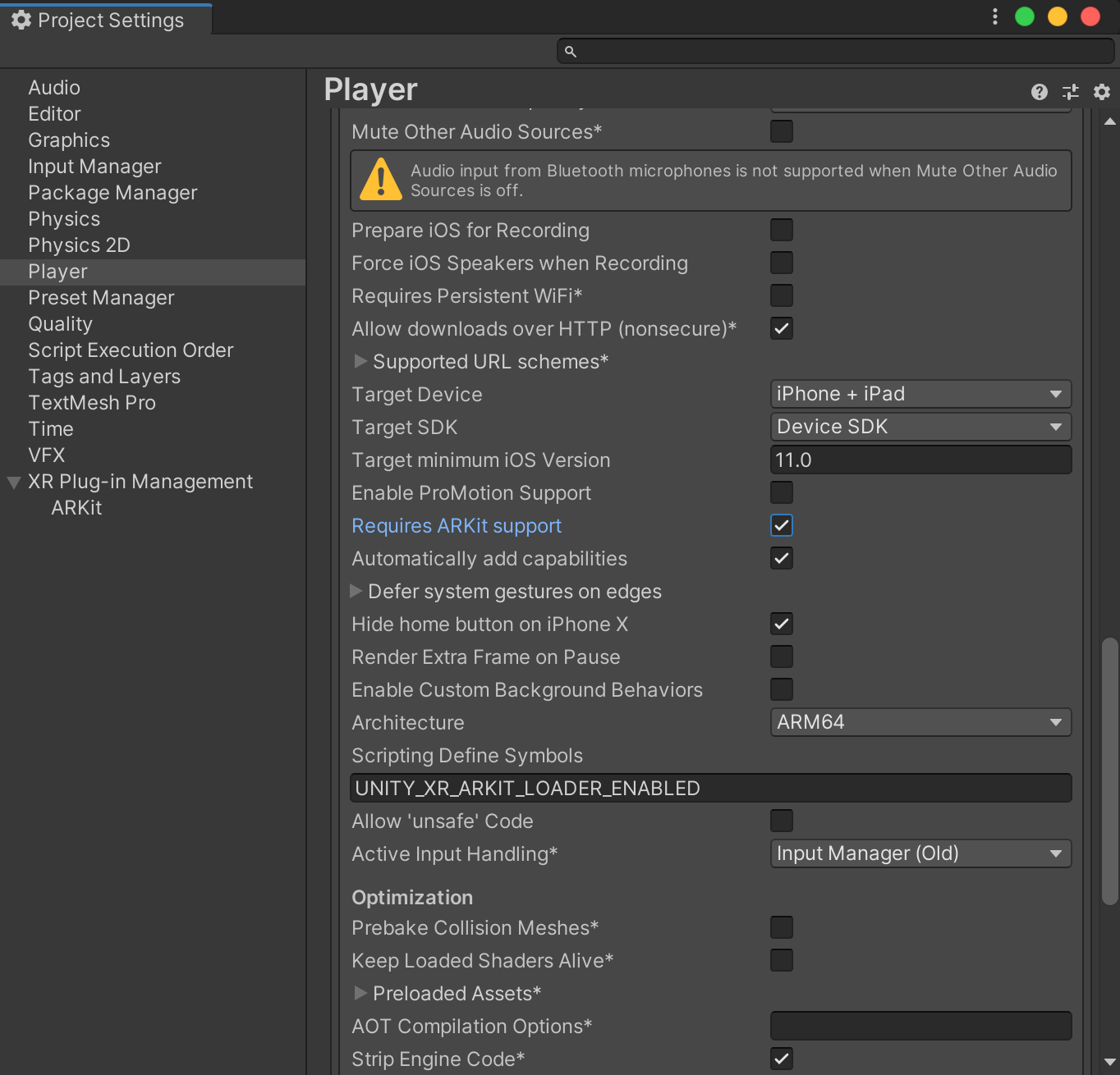 Unity ARFoundation+ARKitXRPlugin实现简单AR_arkit xr plugin-CSDN博客