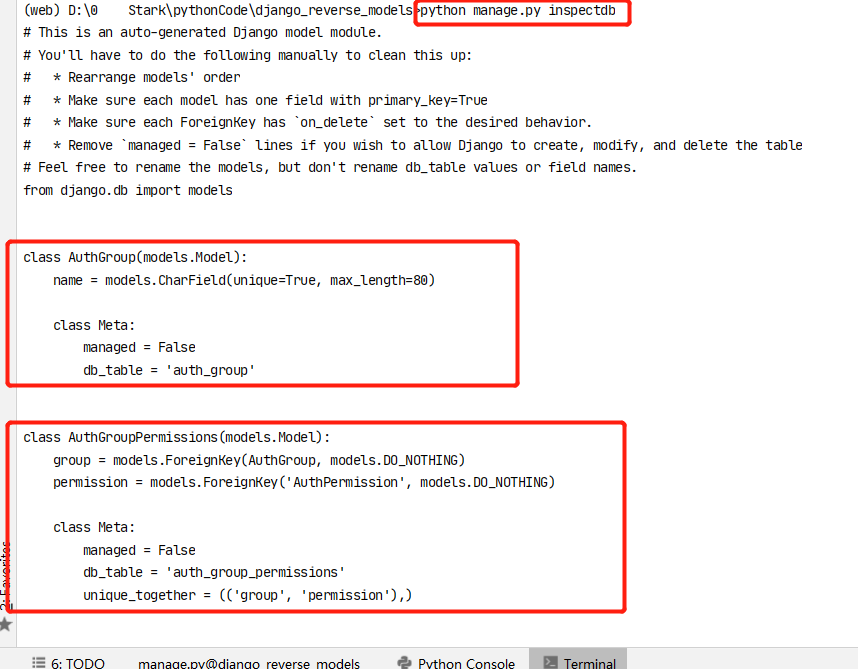 Django根据现有数据库反向生成models_django反向生成model-CSDN博客