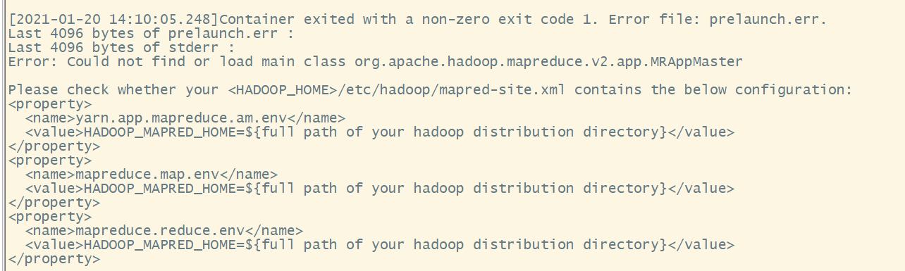 在hadoop3 3 0集群使用hadoop Jar运行自带wordcount报错 Hadoop集群部署上后 在服务器中运行hadoop自带的jar包中的实例报错 Csdn博客
