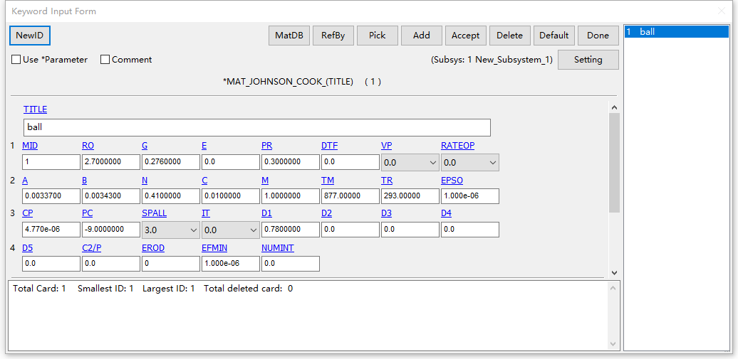 SPH模拟超高速碰撞——基于Ls-Prepost和Ls-Dyna-CSDN博客