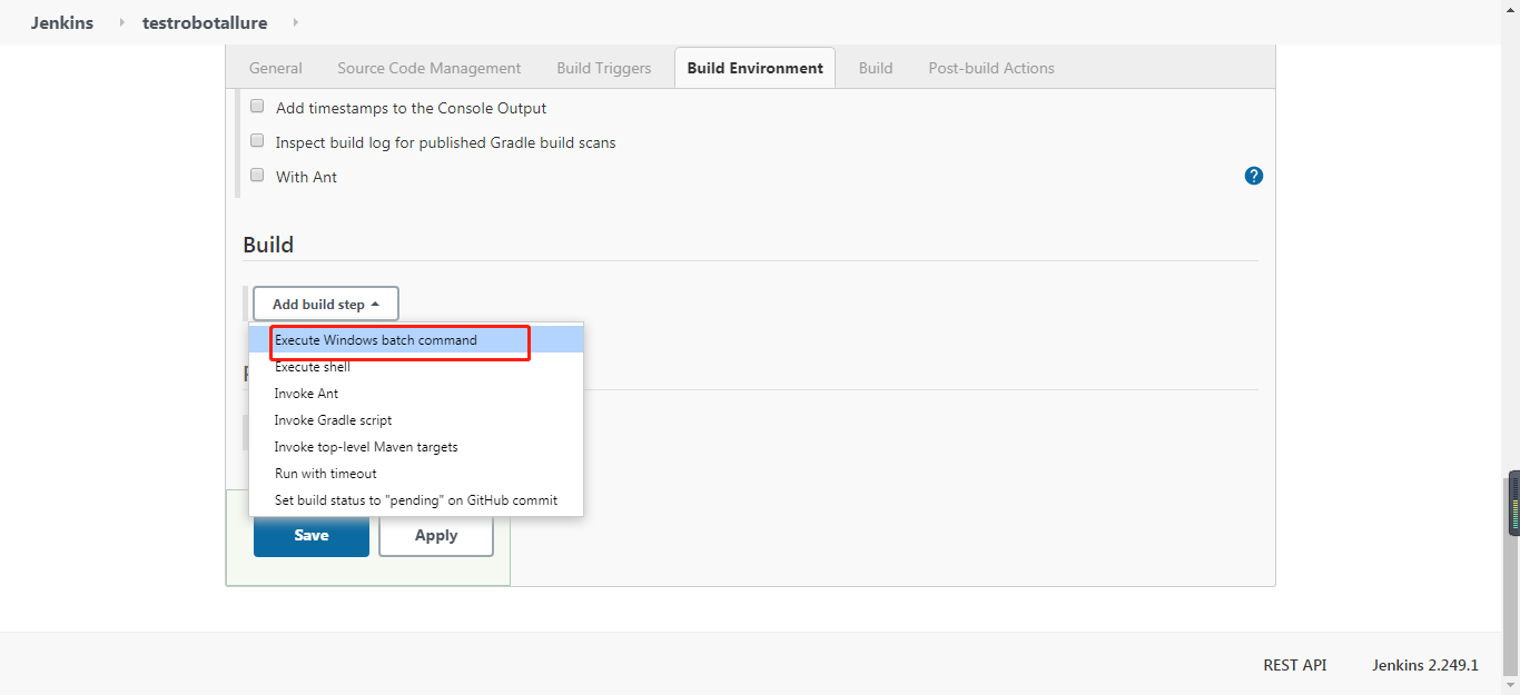 robotframework+allure+jenkins 强大的报告展示_jenkins pipeline怎么展示robot测试结果-CSDN博客