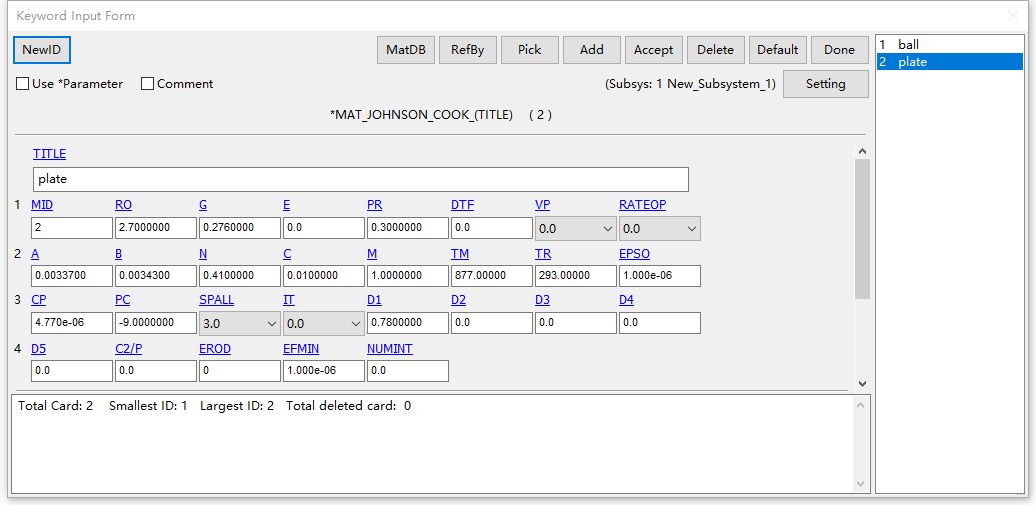 SPH模拟超高速碰撞——基于Ls-Prepost和Ls-Dyna-CSDN博客