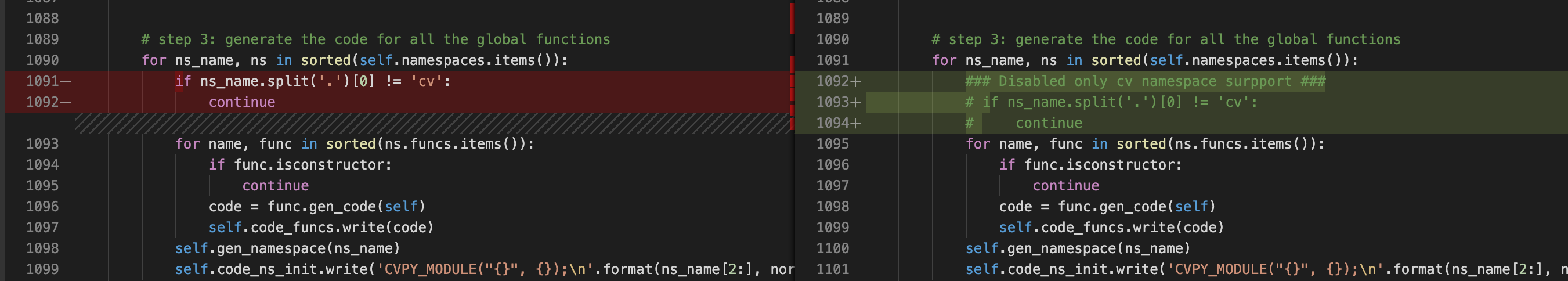 使用OpenCV自带gen2.py等工具生成C++的Python binding示例_gen.py 在哪里-CSDN博客