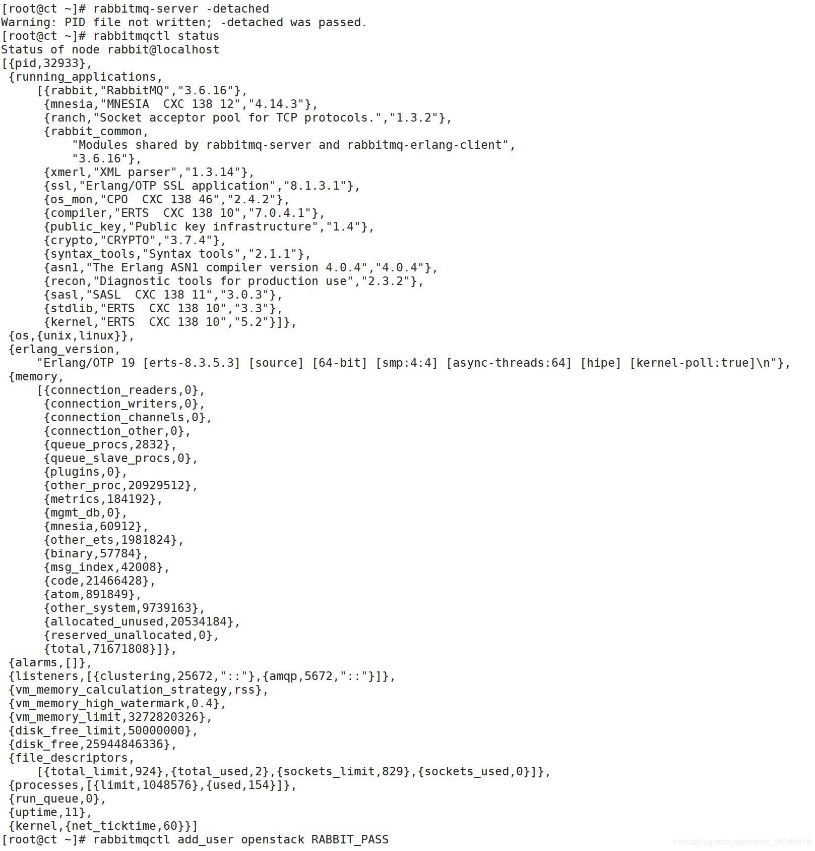 Openstack T版环境配置rabbitmq报错 Error Unable To Connect To Node Rabbitlocalhost Nodedown繁星若渺的博客