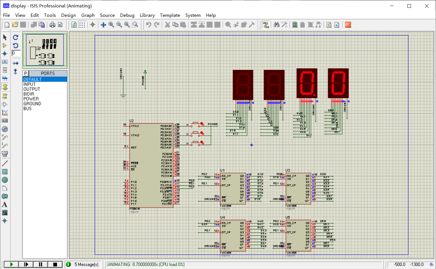 AT89C51单片机项目——秒表系统_用at89c51实现一位秒表功能-CSDN博客