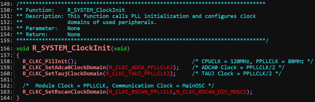 RH850开发板starter kit示例程序分析--时钟初始化R_SYSTEM_ClockInit()_rh850例程-CSDN博客