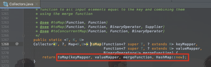 Collectors.toMap 当value为空时，报空指针_collectors.tomap value为空-CSDN博客