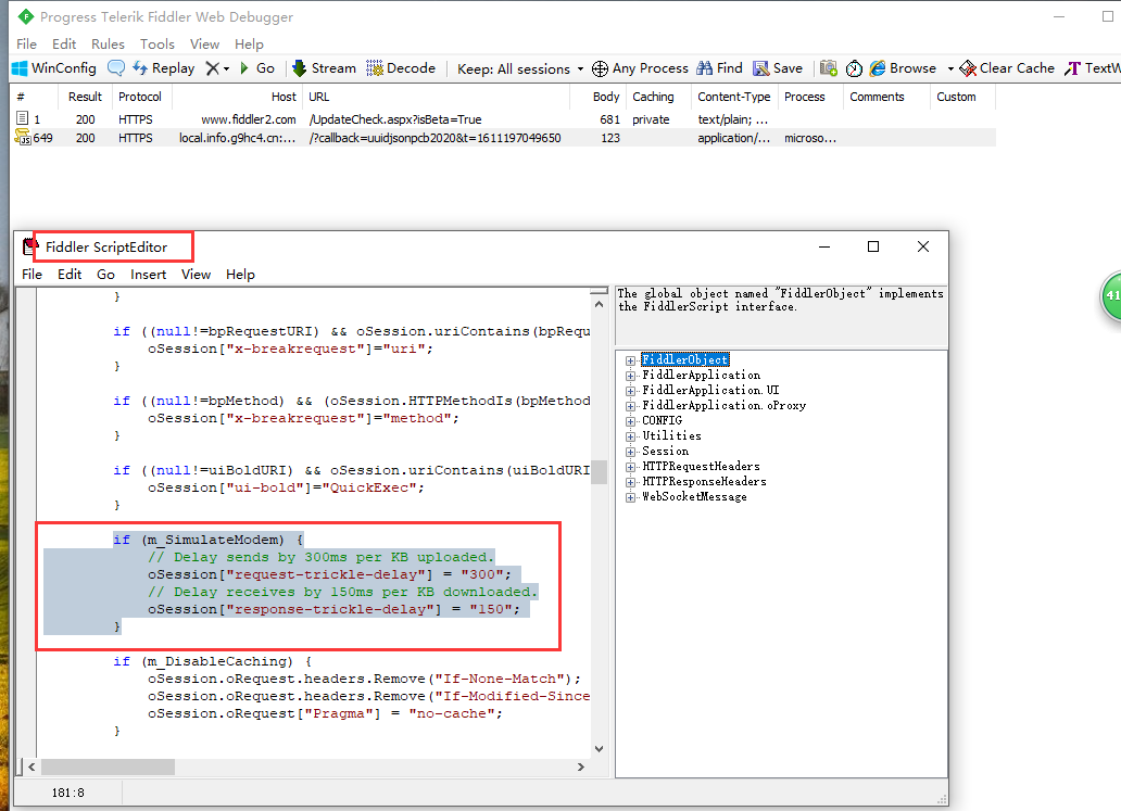 fiddler妙用--弱网设置（模拟限速）_simulate modem speeds-CSDN博客