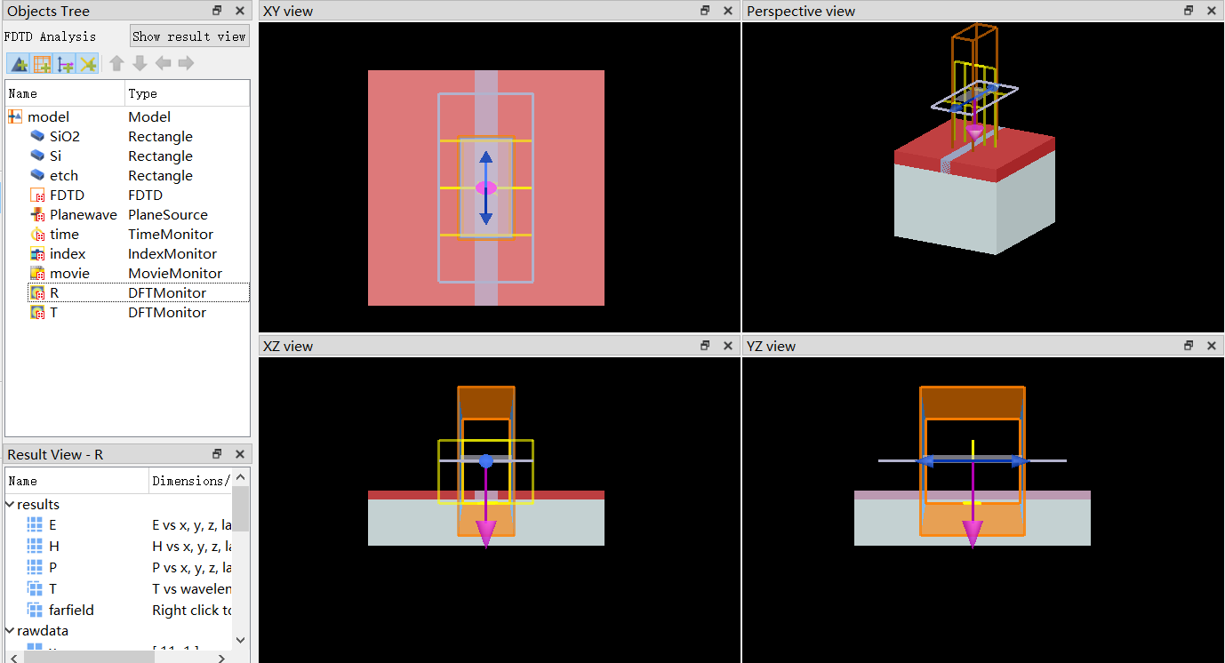 FDTD快速入门之Lumerical脚本语言Pickup（七）数据获取与分析（Analysis）_fdtd监视器结果怎么分析-CSDN博客