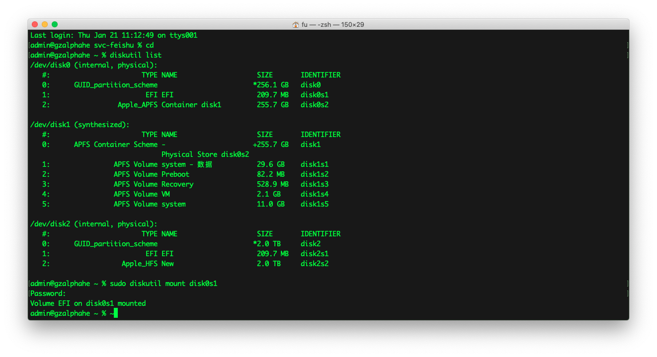 EFI查看，挂载和取消挂载_efi文件如何查看其内容-CSDN博客