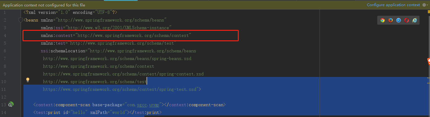 Spring 基于ClassPathXmlApplicationContext的初始化流程03-xml自定义标签解析过程_delegate.isdefaultnamespace(ele)-CSDN博客