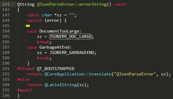 关于qjson能解析的最大数据长度的源码分析qjson Document Too Large To Store In Data Structu Csdn博客 1928