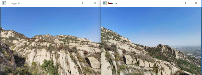 使用python和opencv进行图像拼接和全景图构建opencv Python全景图像拼接 Csdn博客